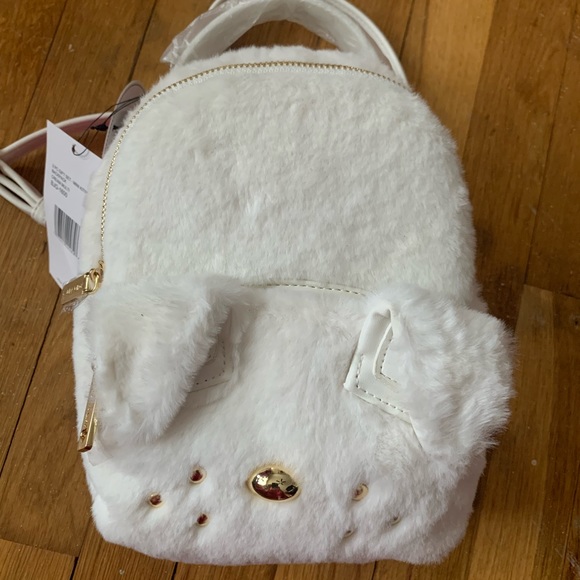 Betsey Johnson | Bags | Betsy Johnson Cream Mini Backpack | Poshmark